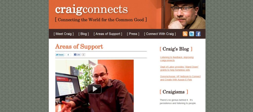 Craig Connects – Craigslist founder creates new site aimed to support ...