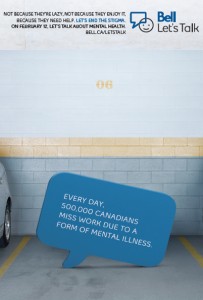 Bell Let’s Talk Day 2013 Promotes Mental Health Awareness - Canadian ...